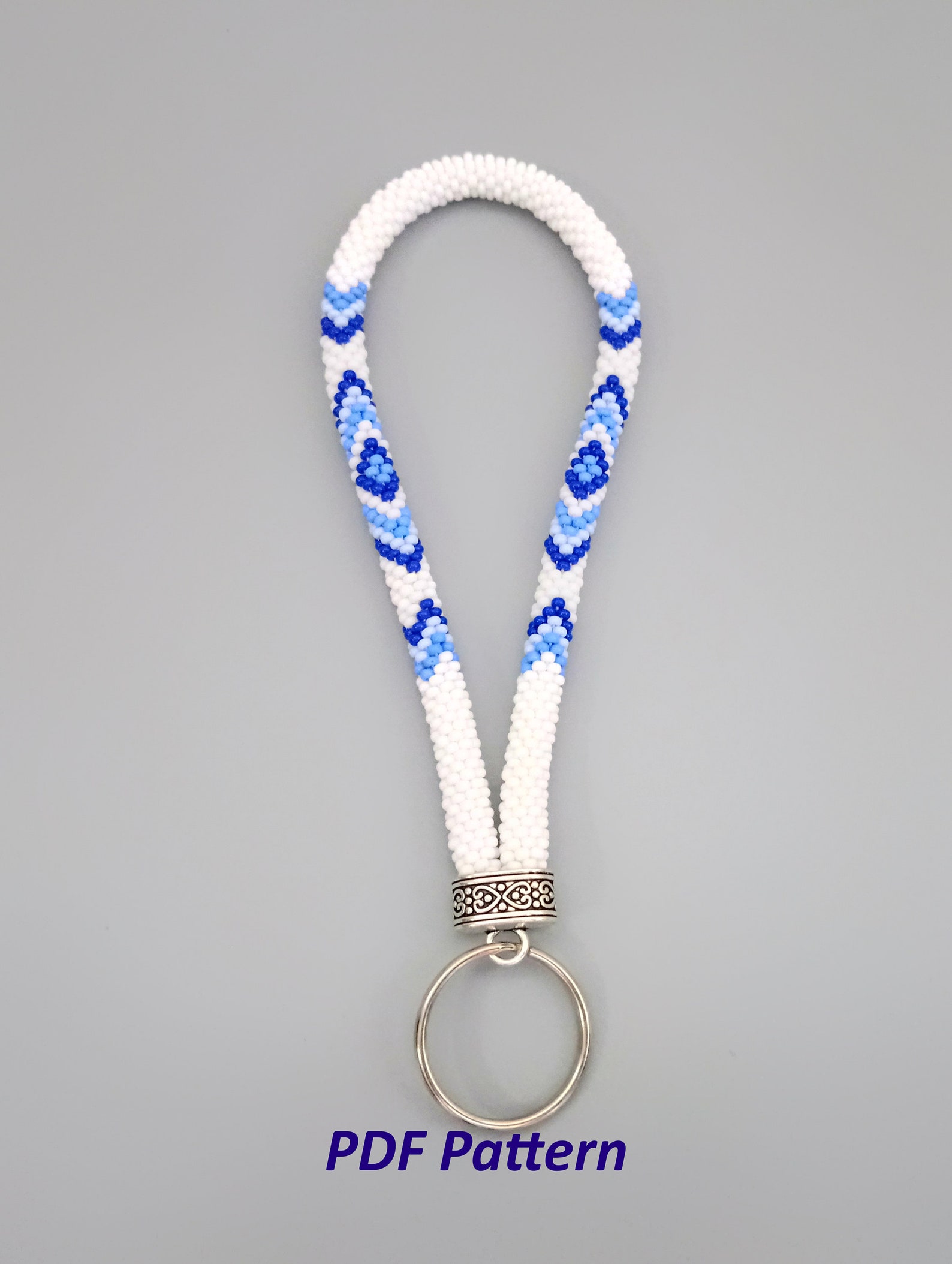 Beaded CROCHET Wristlet Keychain Pattern: Native American Style (PDF ...