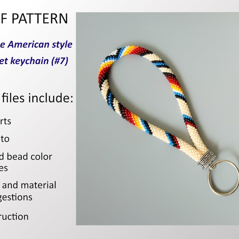 Beaded Keychains Tutorial - Etsy