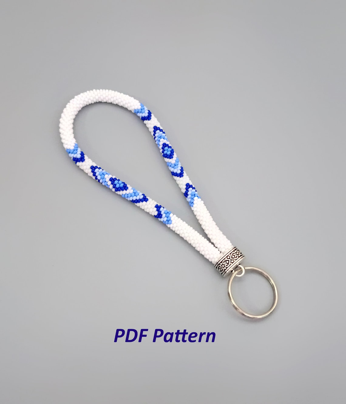 Beaded CROCHET Wristlet Keychain Pattern: Native American Style (PDF ...
