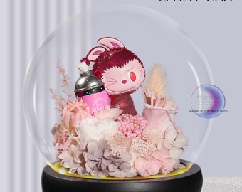 Dimoo Retro Series Popmart Eternal Flowers With Figures Merchandise ...