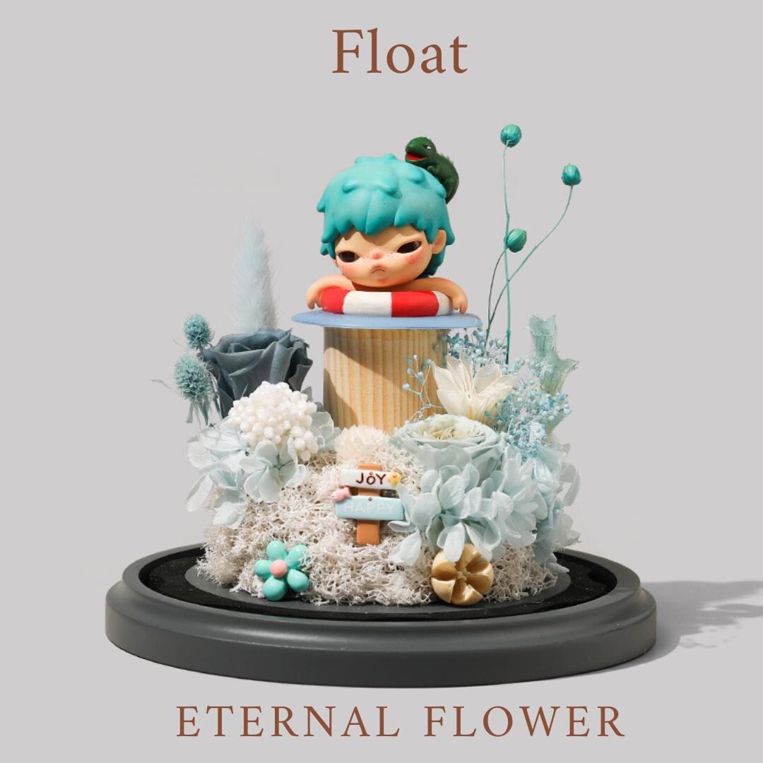 Hirono Little Mischief largeseries Pop Mart Eternal Flowers With LED ...