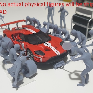 Formula 1 Pit Crew Stls in 1/32 Scale for 3D Printing. Digital Files ...