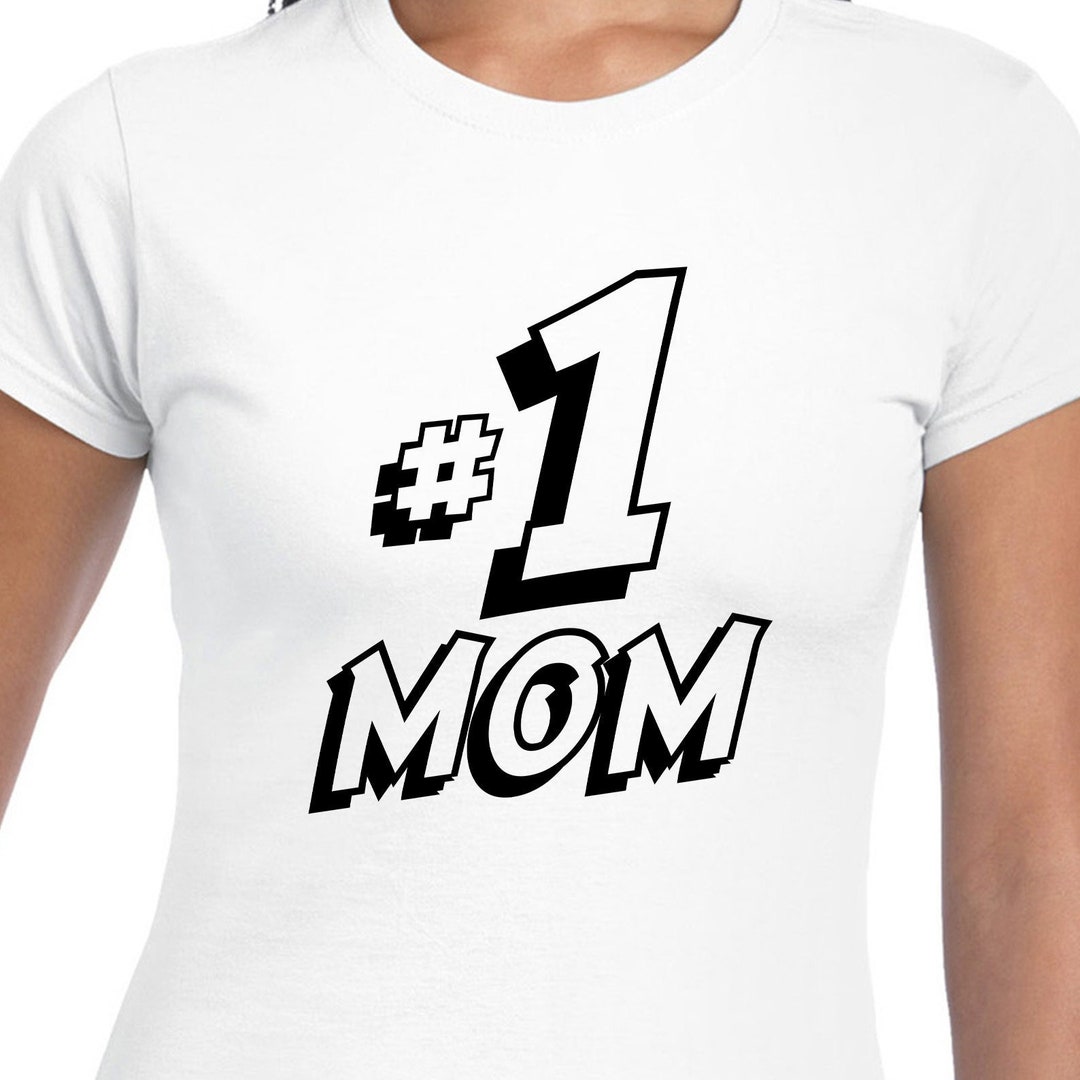 Number 1 Mom Cut Files Cricut Silhouette Cameo Svg Cut Files Digital ...