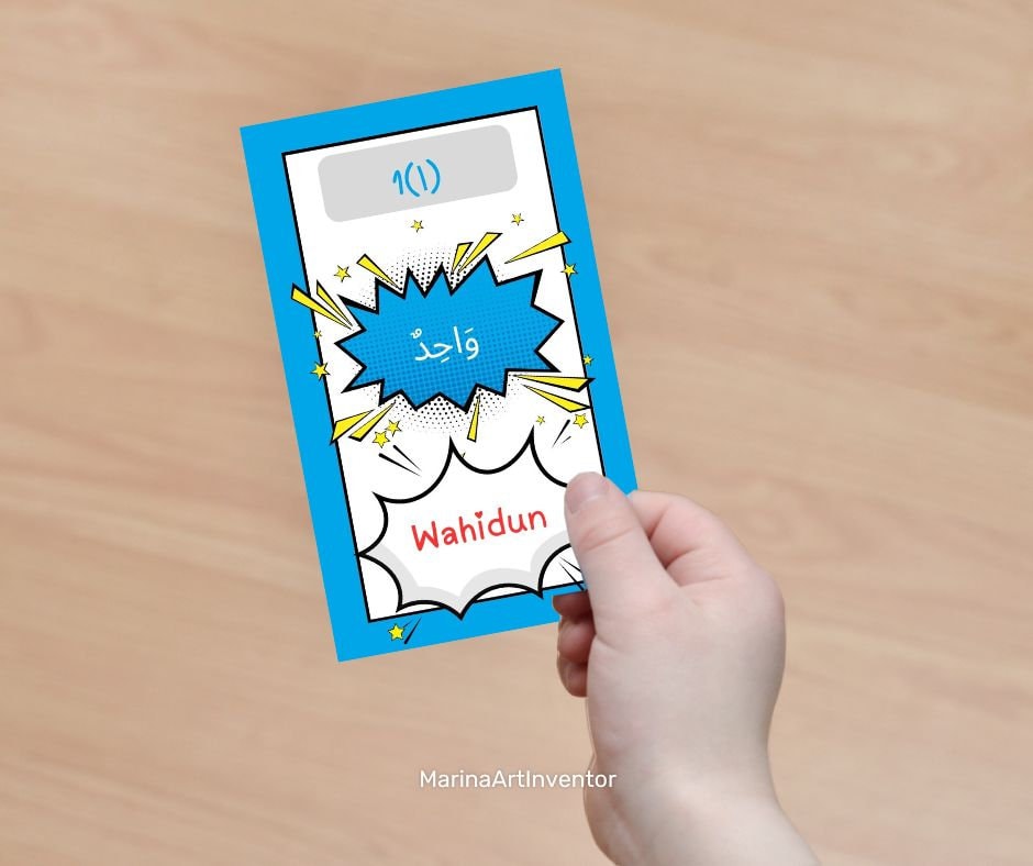 Printable Flashcards 1-100 in Arabic – Fun Educational Activity for ...