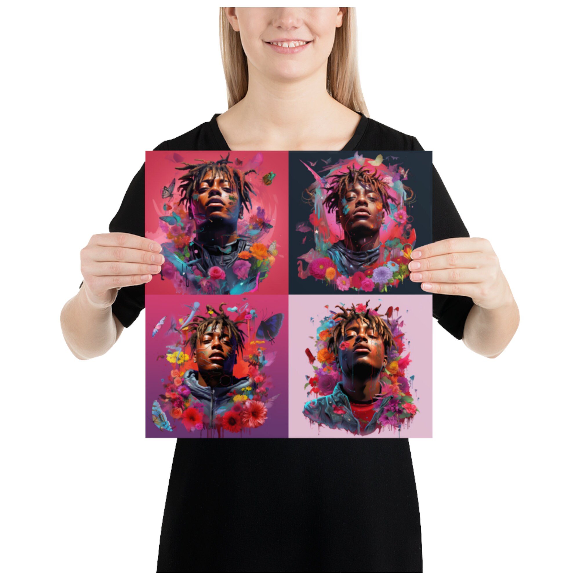 Juice Wrld Poster Juice Wrld Graphic Design Poster Wall Decor Juice ...