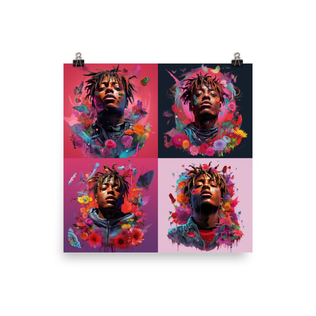 Juice Wrld Poster Juice Wrld Graphic Design Poster Wall Decor Juice ...