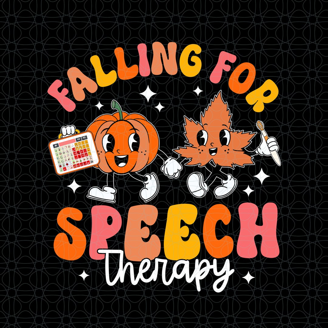 Speech Therapy Png, Falling for Speech Therapy, Slp Fall Png,speech ...