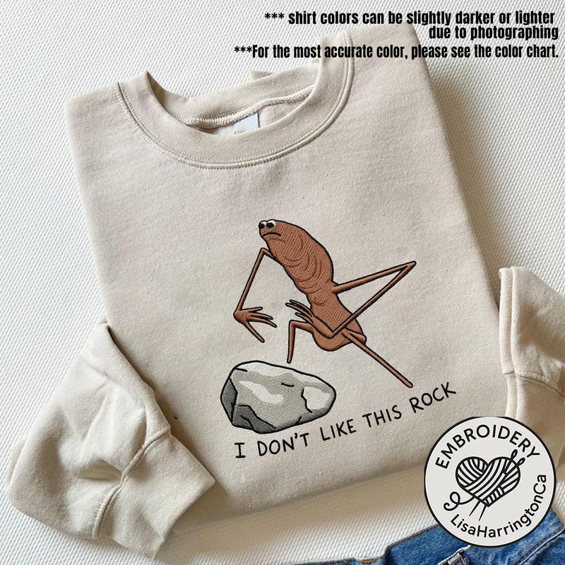 Robert I Dont Like This Rock Sticker - Etsy