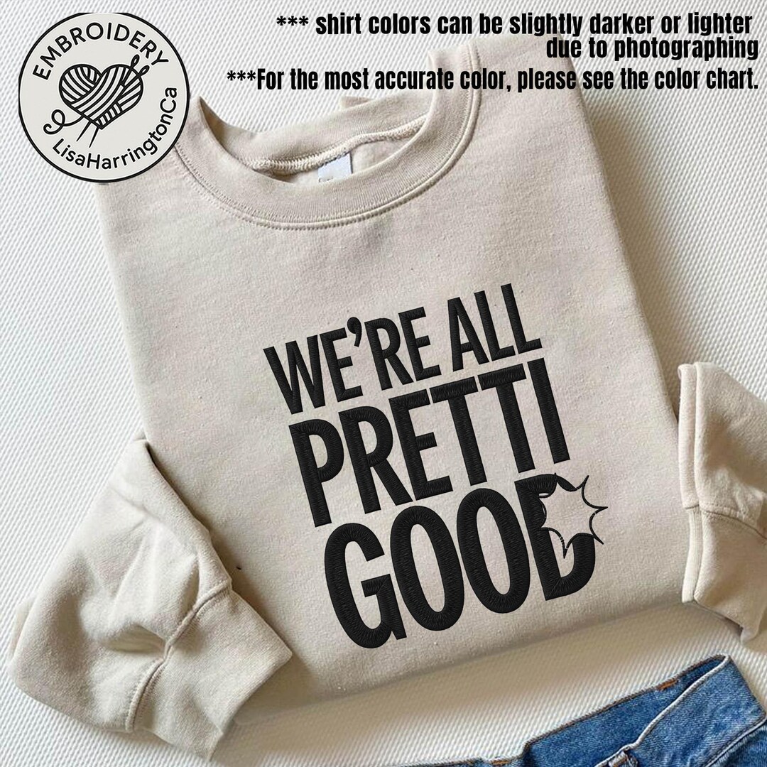 Embroidered We Are All Pretti Good Shirt, Justice for Alex Pretty ...