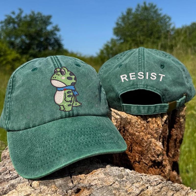 Frog Hats Resist - Etsy