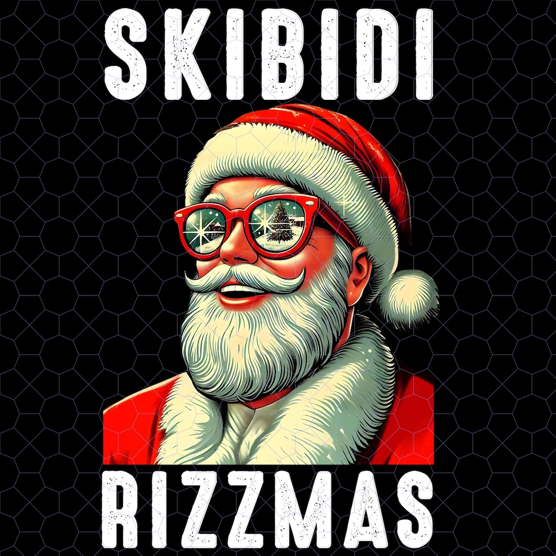 Skibidi Rizzmas PNG, Merry Rizzmas Png, Santa Bruh Christmas PNG, Rizz ...