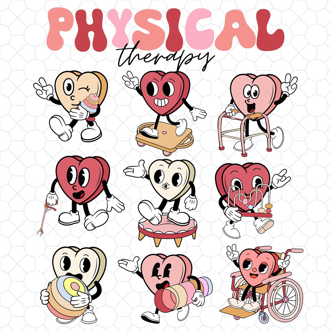 Physical Therapist Valentine Png, PT Valentines Day Png, Physical ...