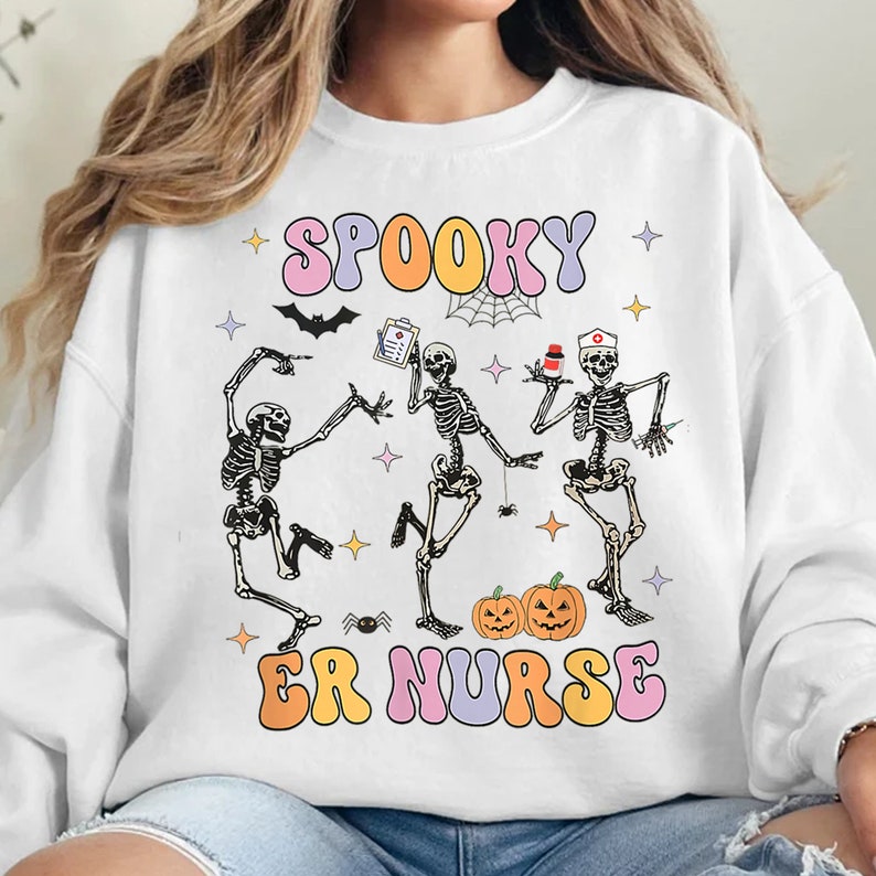 Emergency Nurse Fall Png, Spooky Nurse Png, Halloween Png, Boo Boo ...