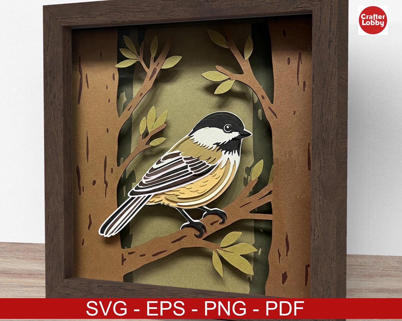3d Bird Shadow Box Bundle SVG, Cricut File, Crafterlobby - Etsy