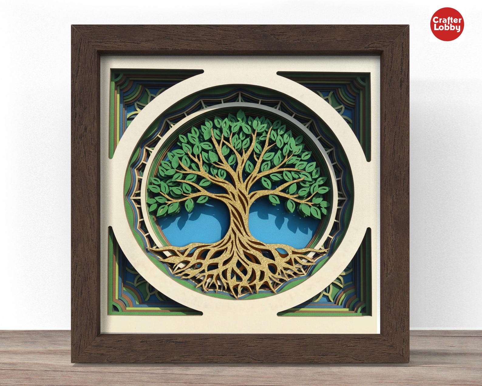 3d Tree of Life Shadow Box SVG: Religious Cricut File - Etsy