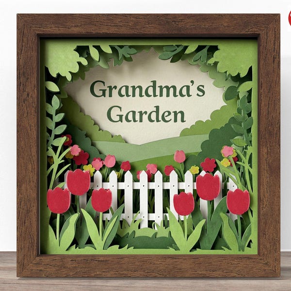 Grandma Box Stencil - Etsy