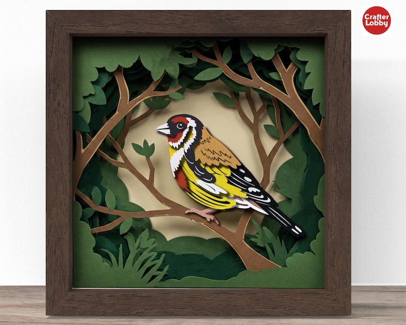 3d Bird Shadow Box Bundle SVG, Cricut File, Crafterlobby - Etsy