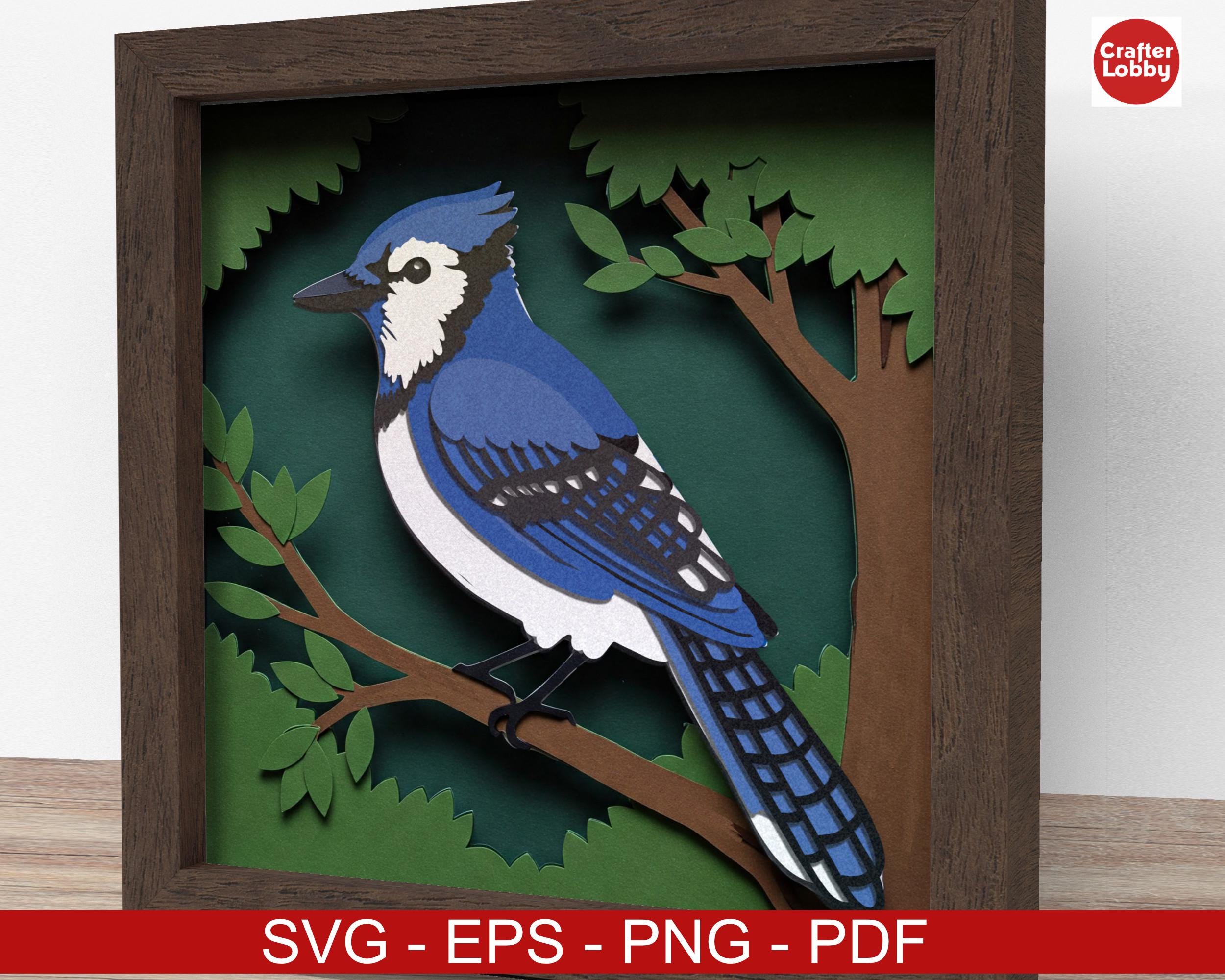 3d Bird Shadow Box Bundle SVG, Cricut File, Crafterlobby - Etsy