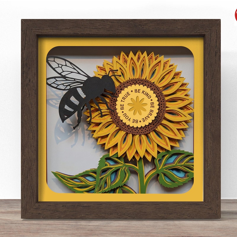 Sunflower Card Box - Etsy