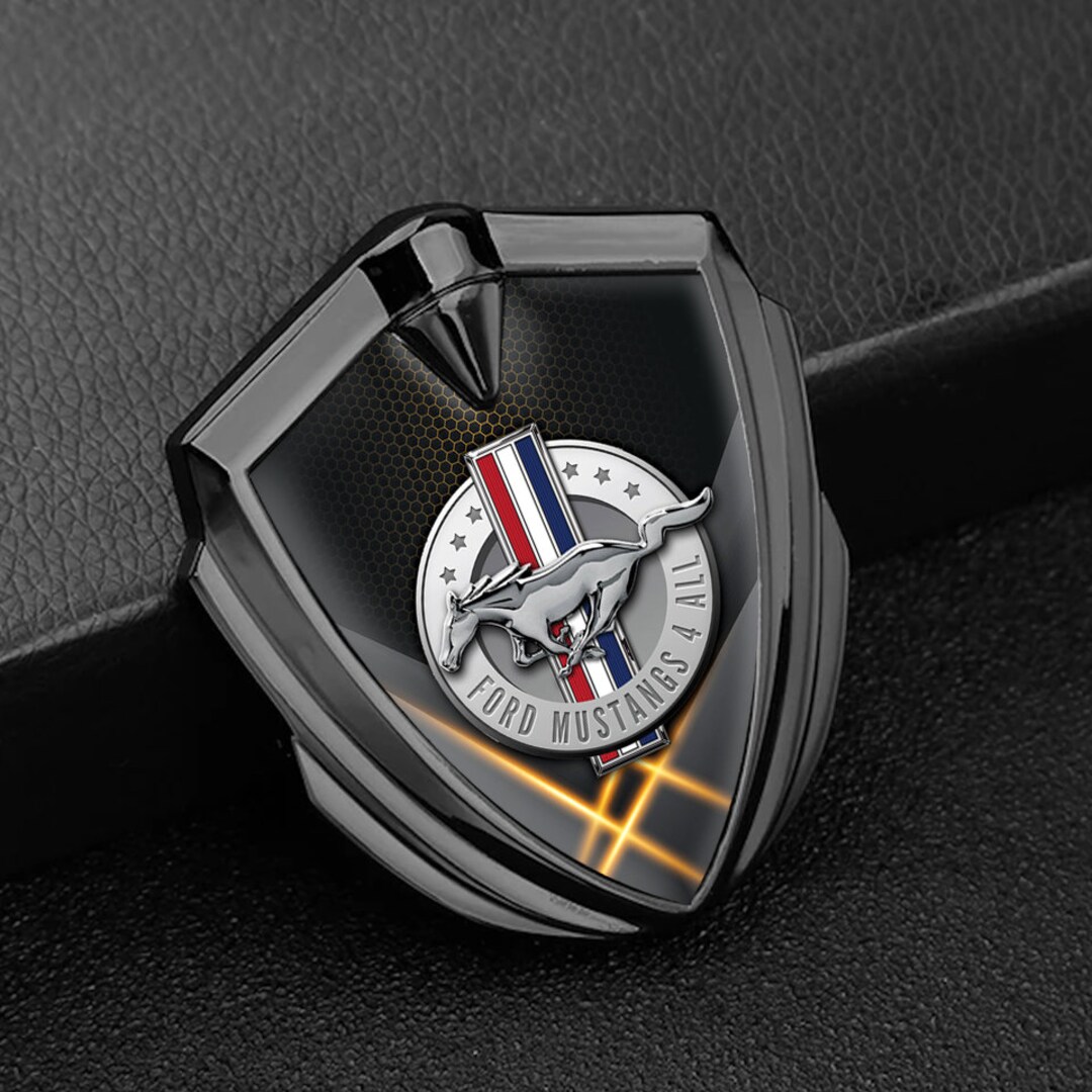 Mustang Emblem Side Badge Logo Premium Quality Handmade - Etsy