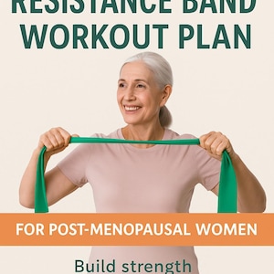 6-month Resistance Band Workout Plan for Post-menopausal Women - Etsy