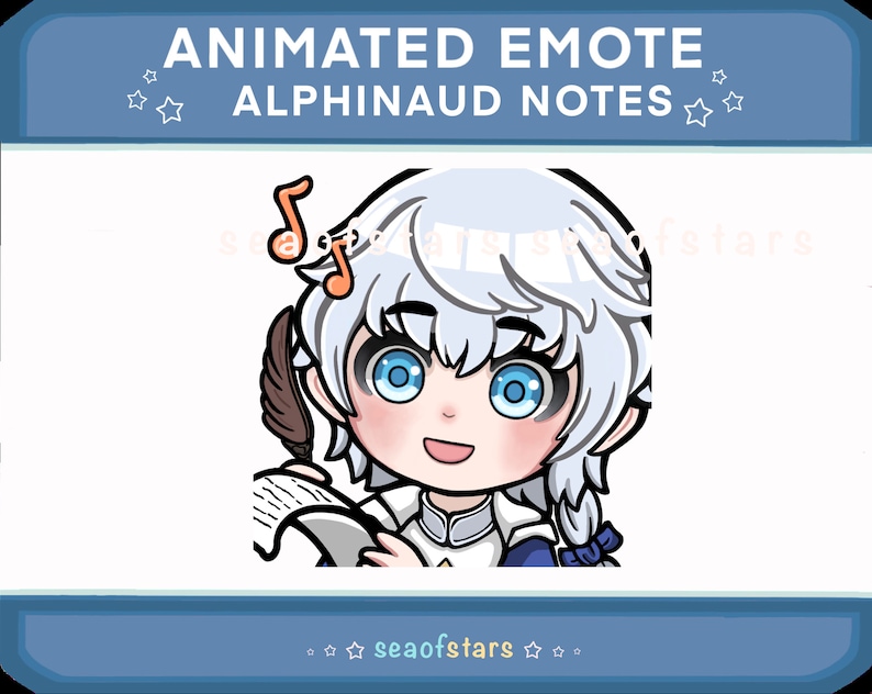 FFXIV Alphinaud Notes Animated Emote - Etsy