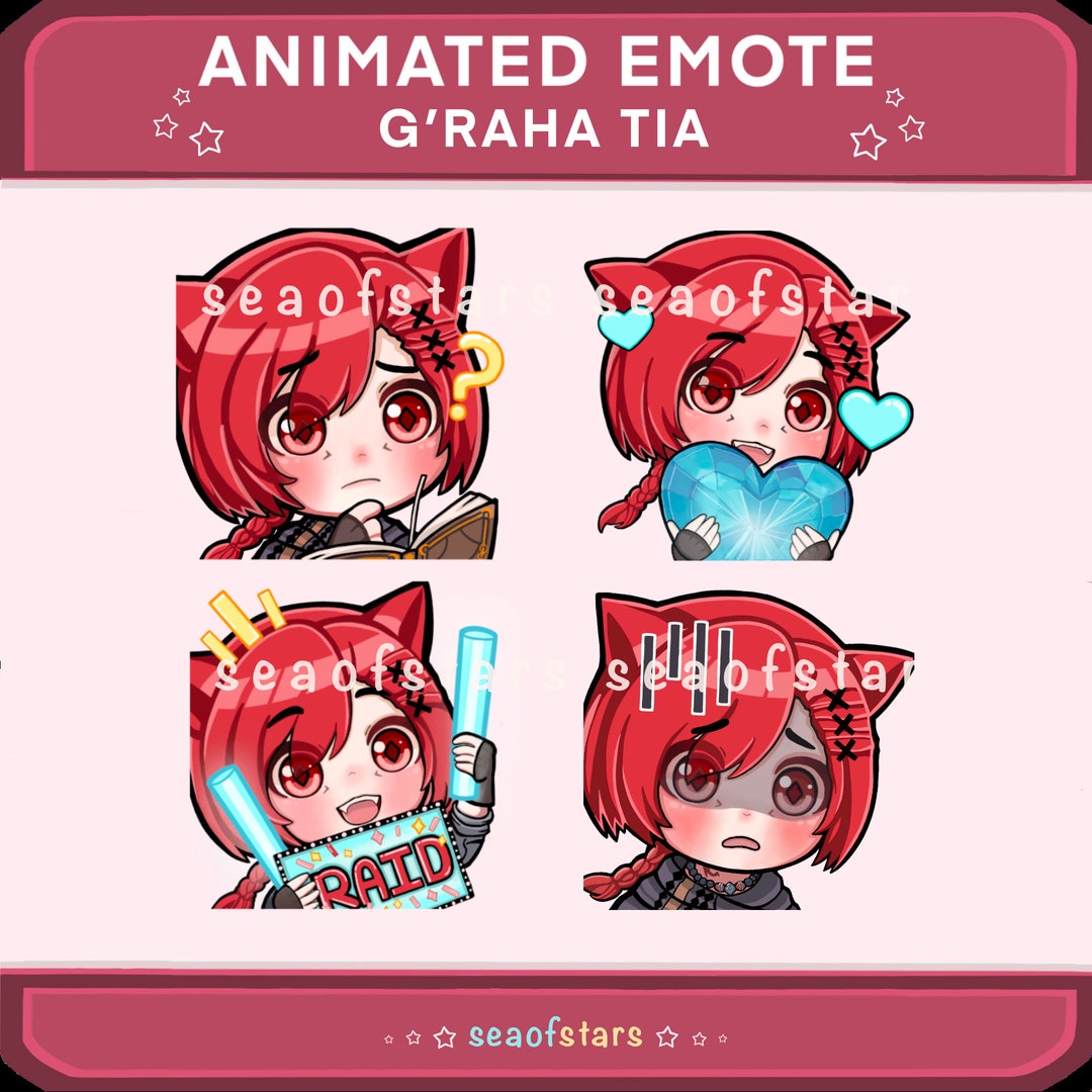FFXIV G'raha Tia Animated Emote Set - Etsy