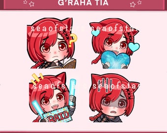 FFXIV G'raha Tia Heart Animated Emote - Etsy