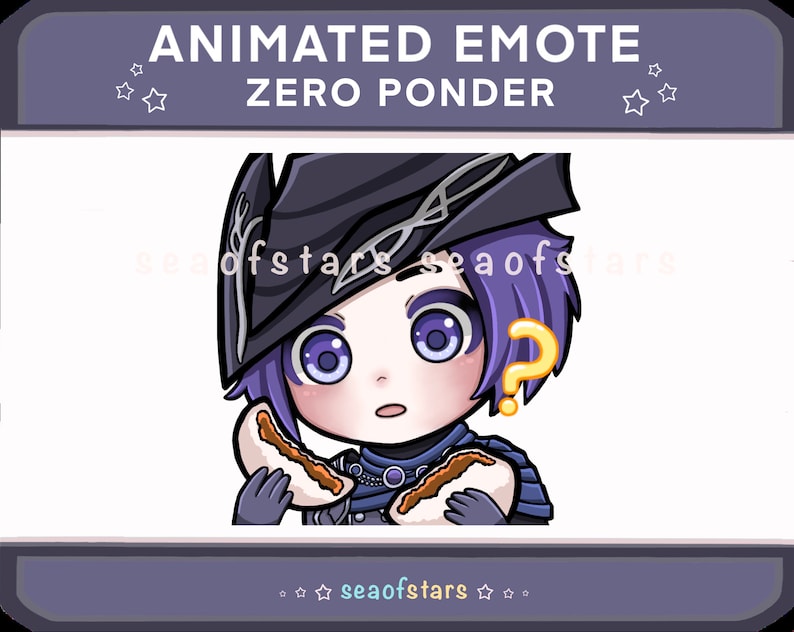 FFXIV Zero Pondering Animated Emote - Etsy