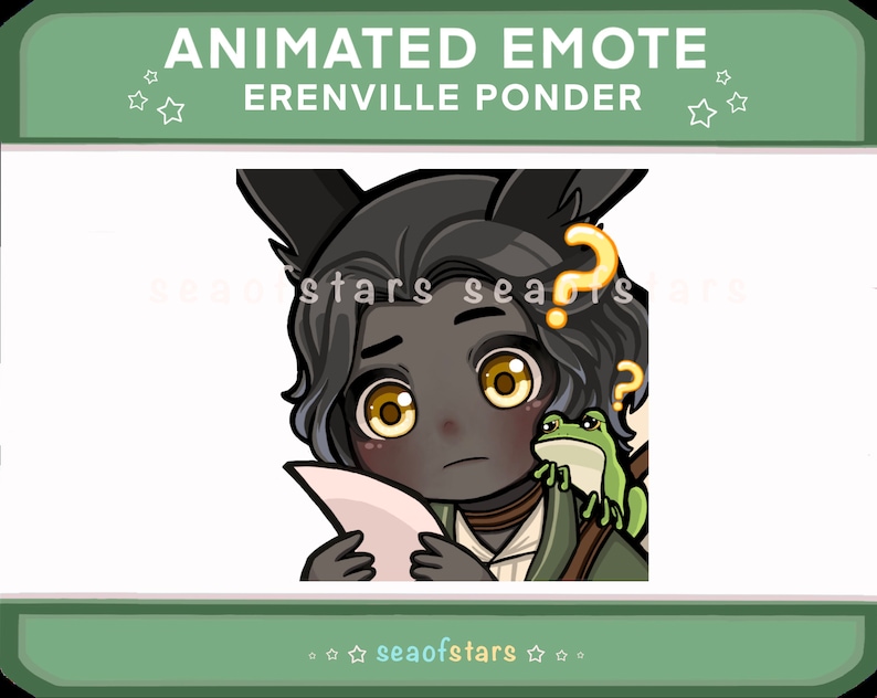 FFXIV Erenville Pondering Animated Emote - Etsy