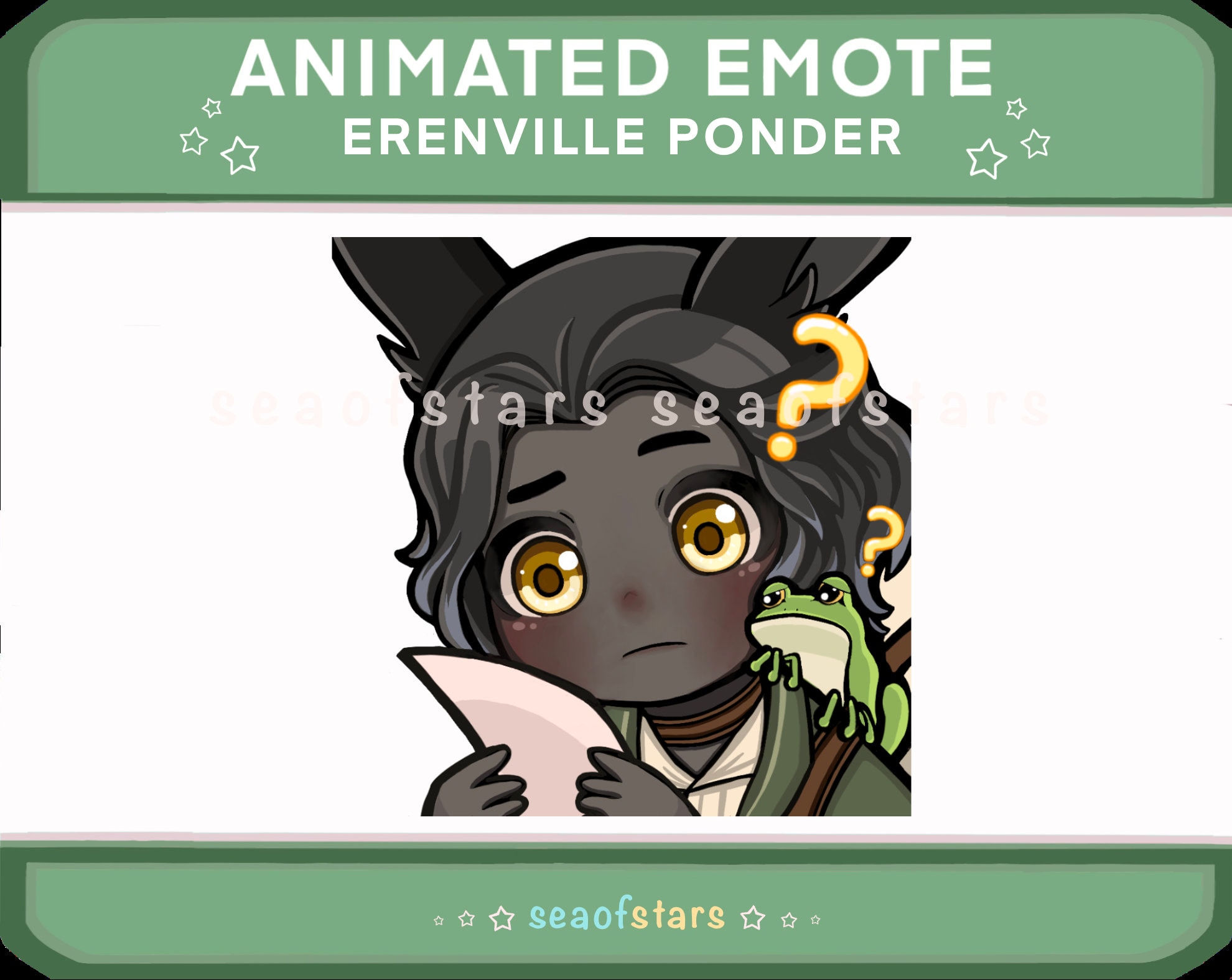 FFXIV Erenville Pondering Animated Emote - Etsy