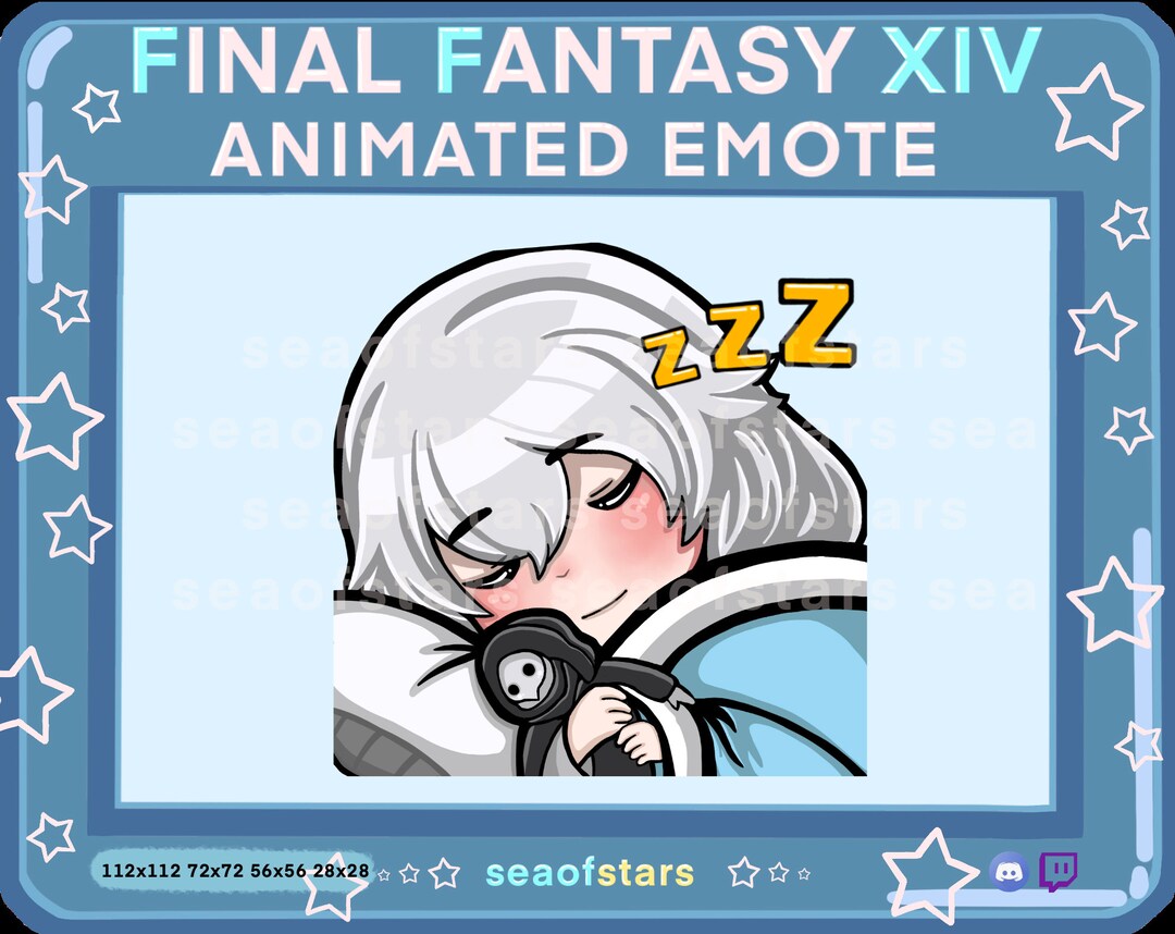 FFXIV Themis Nap/sleeping Animated Emote - Etsy