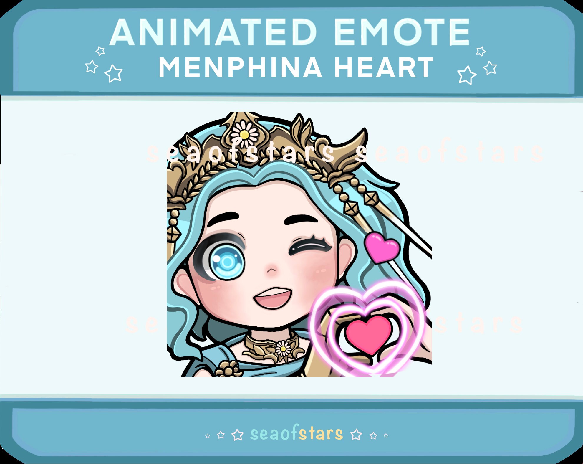 FFXIV Menphina Heart Animated Emote - Etsy