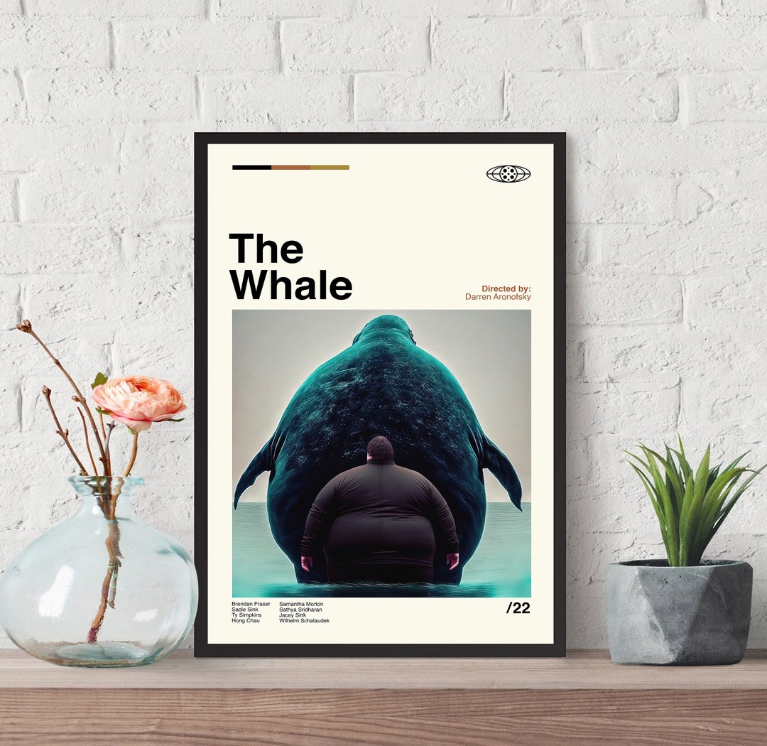 The Whale Poster the Whale Print Custom Poster Vintage - Etsy