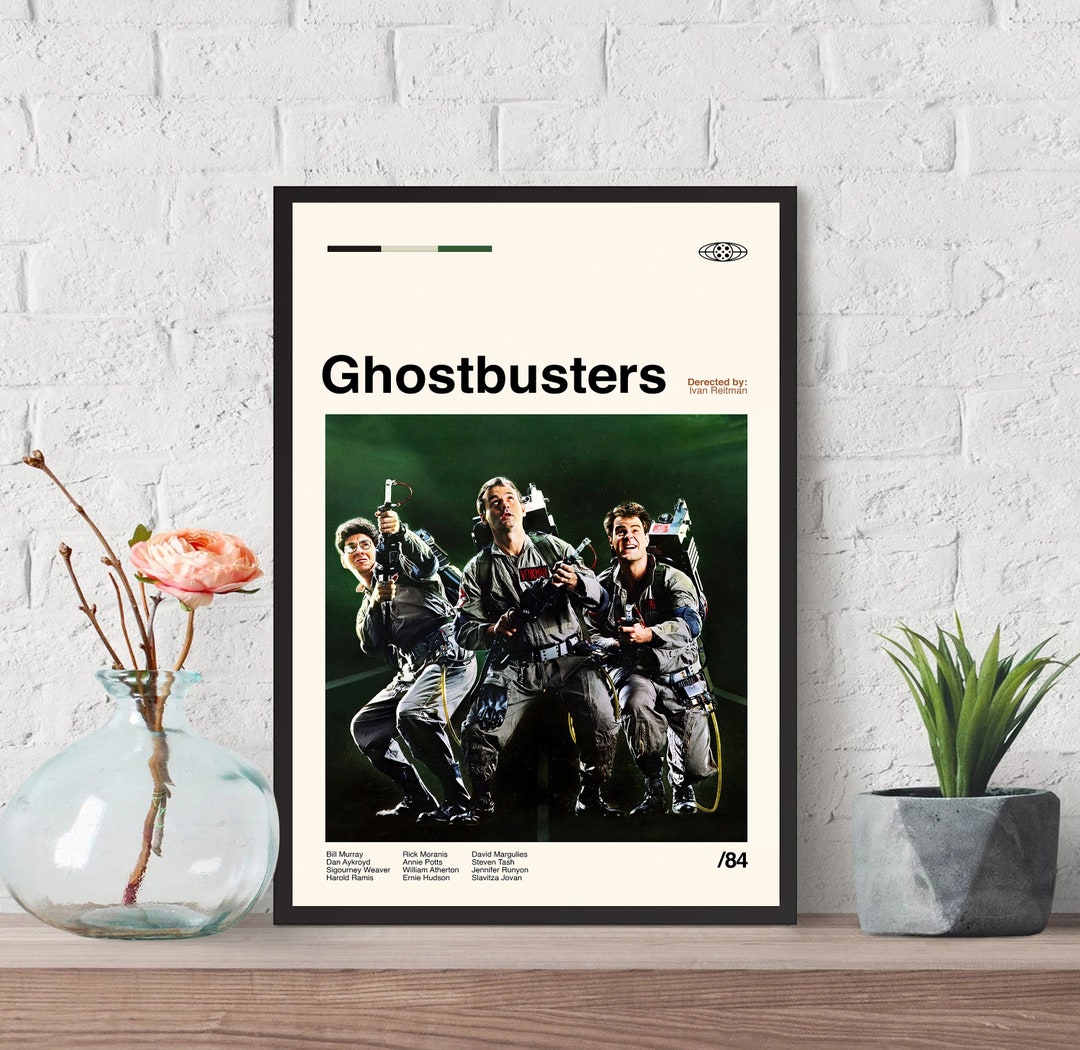 Ghostbusters Poster Ghostbusters Print Movie Poster - Etsy