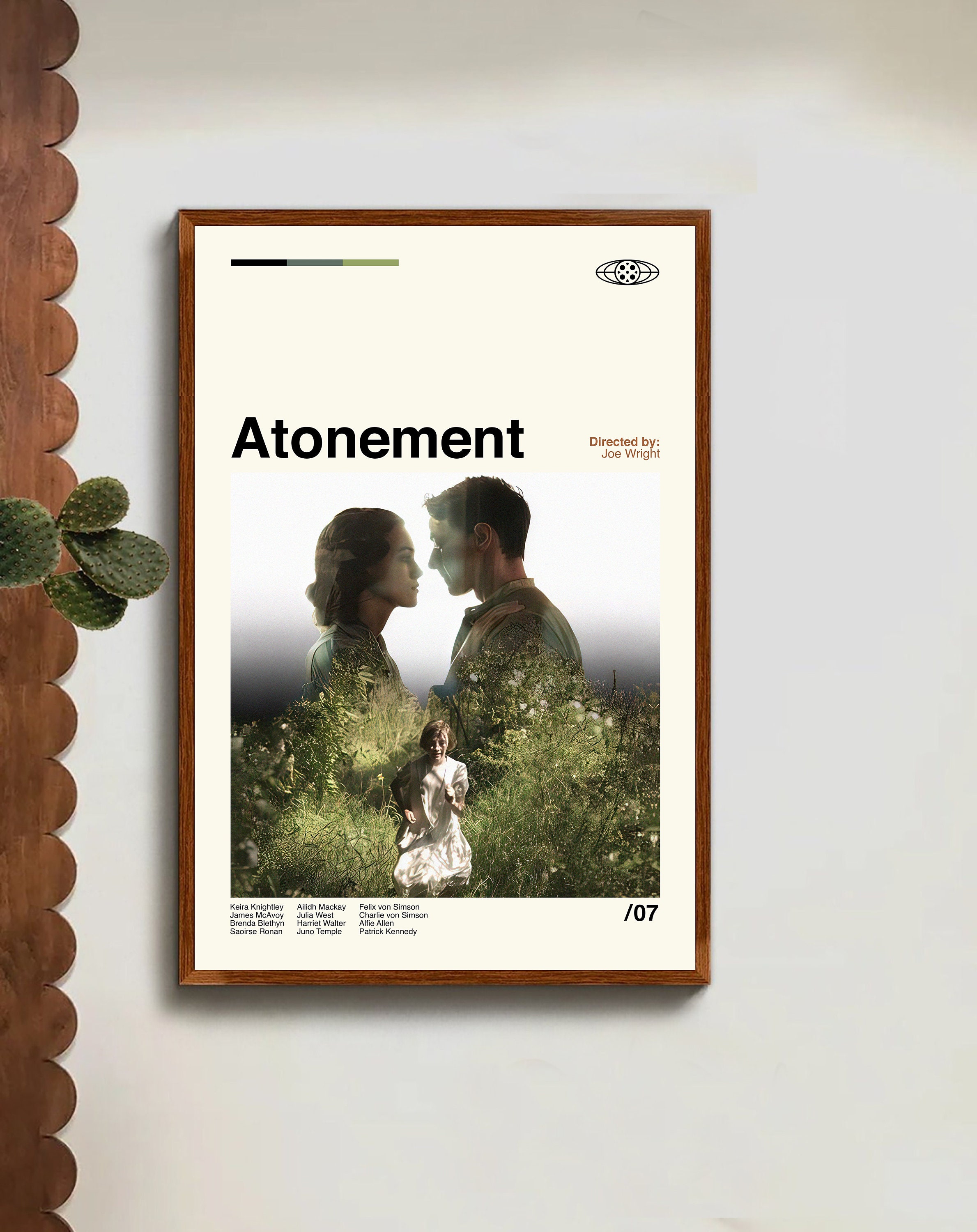 Atonement Poster, Atonement Print, Minimalist Movie Poster sold by ...