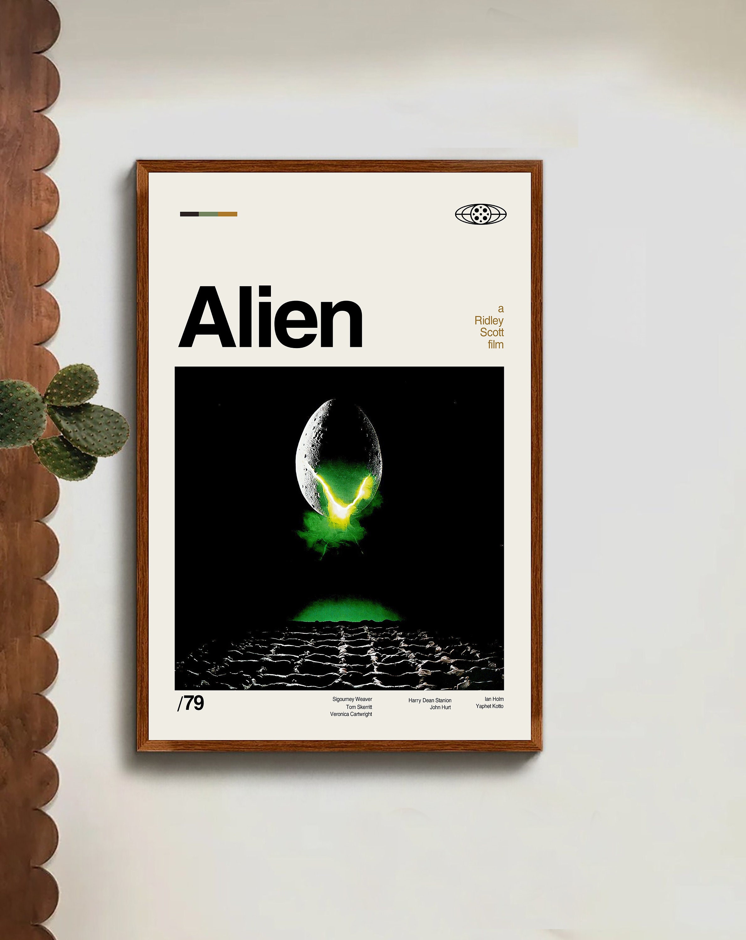 Alien Poster, Alien Print, Minimalist Movie, Vintage Poster sold by ...