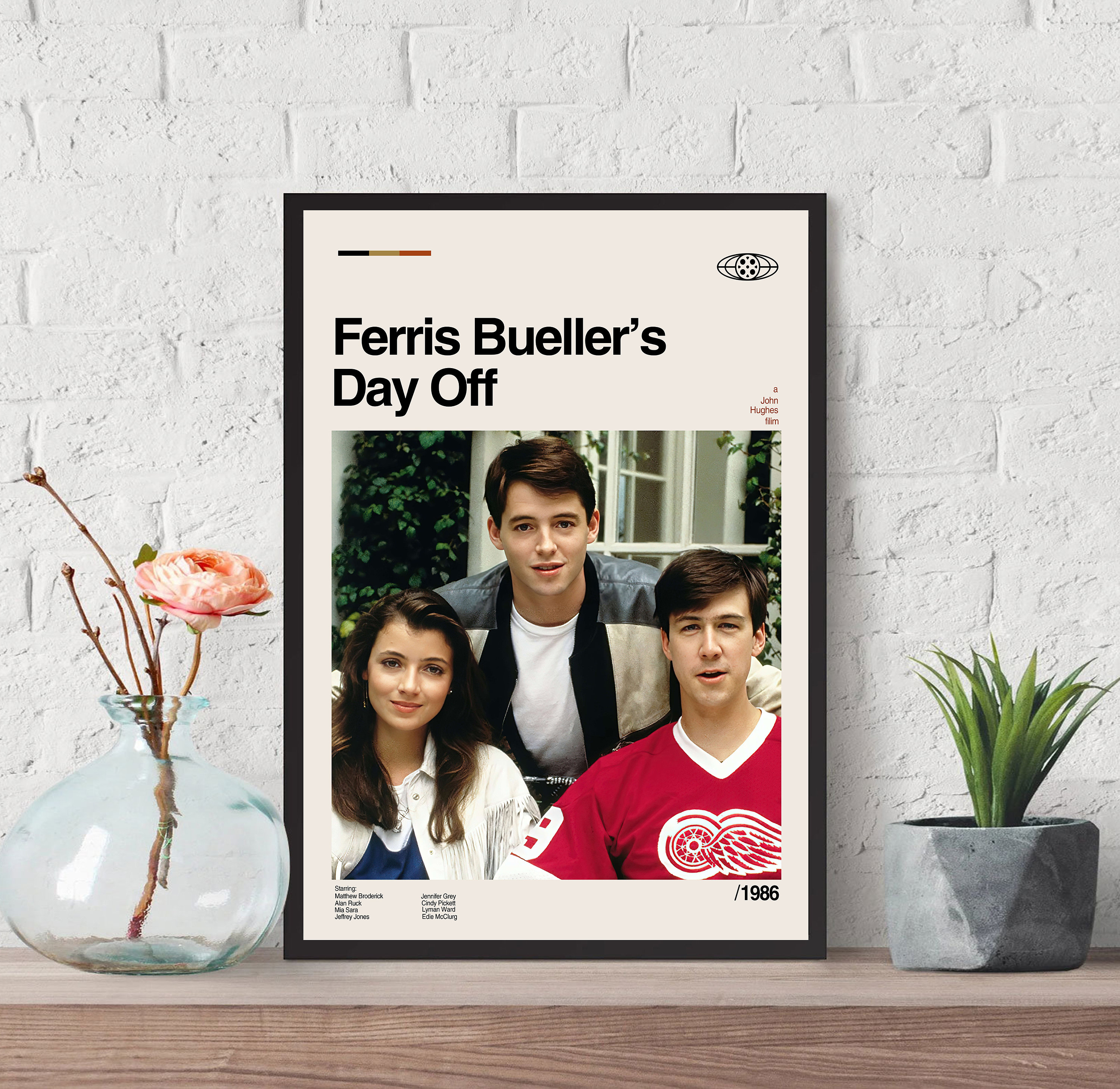 Ferris Buellers Day Off Movie Poster, Ferris Buellers Poster Designed ...