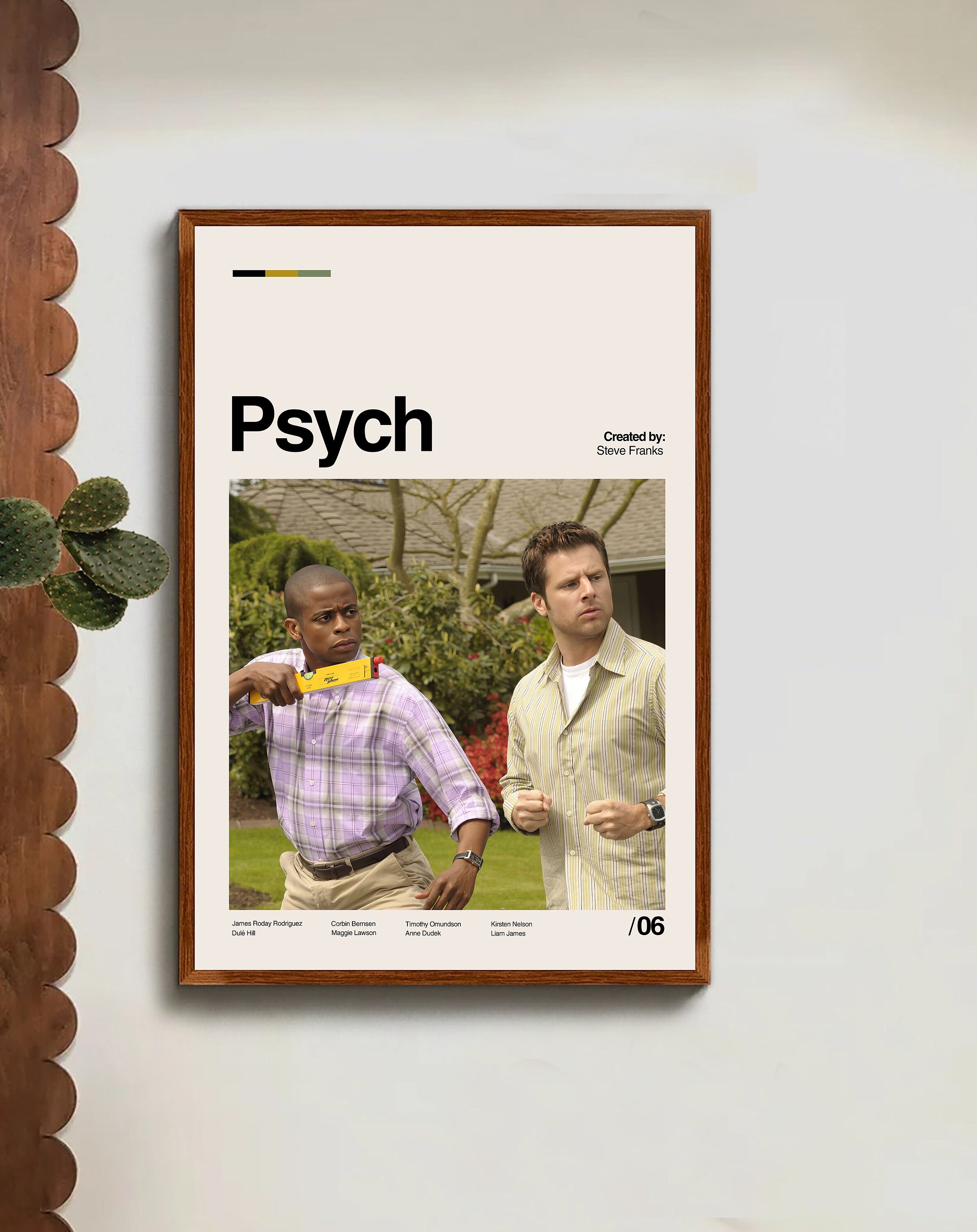 Psych Movie Poster, Psych Print, Wall Art, Minimalist Movie Poster sold ...