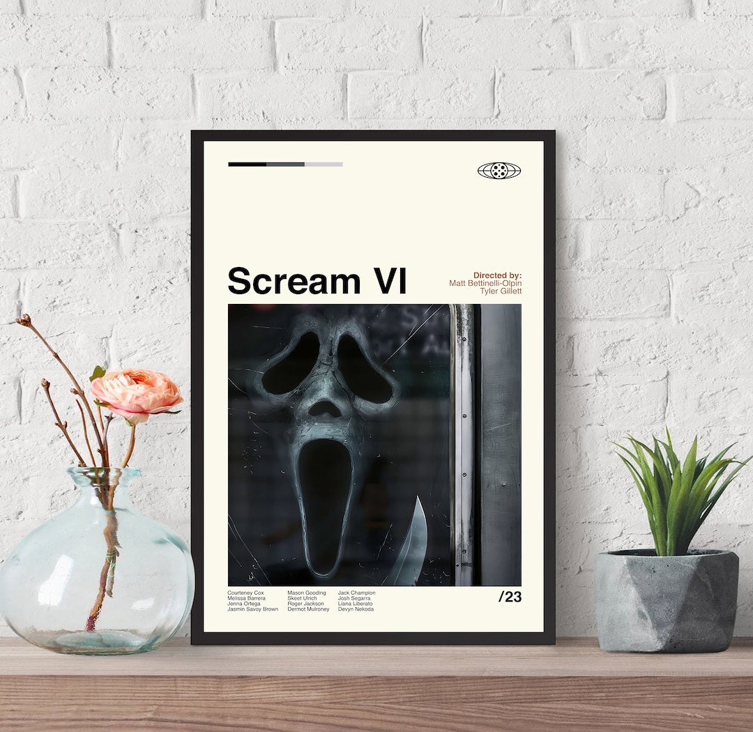 Scream Poster Scream Print Movie Poster Minimalist Poster - Etsy