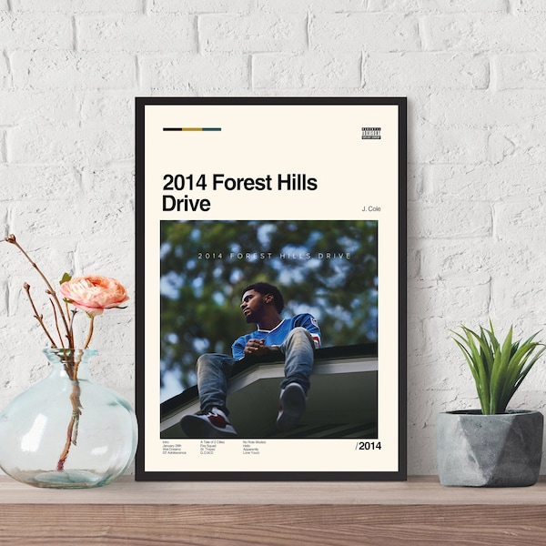 2014 Forest Hills Drive Wall Art - Etsy