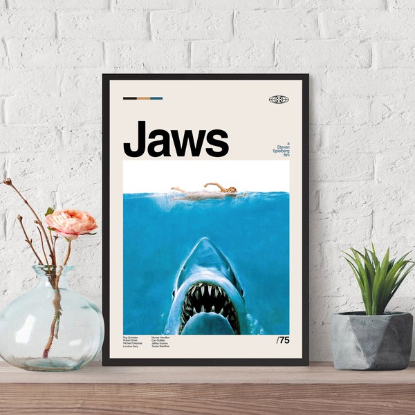 Jaws Poster - Etsy