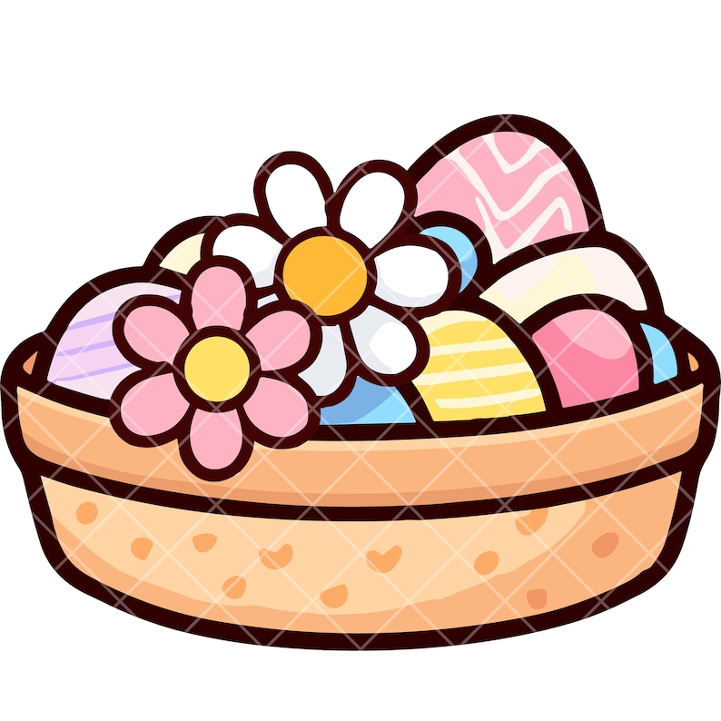 Kawaii Easter Colorful PNG Bundle - Etsy