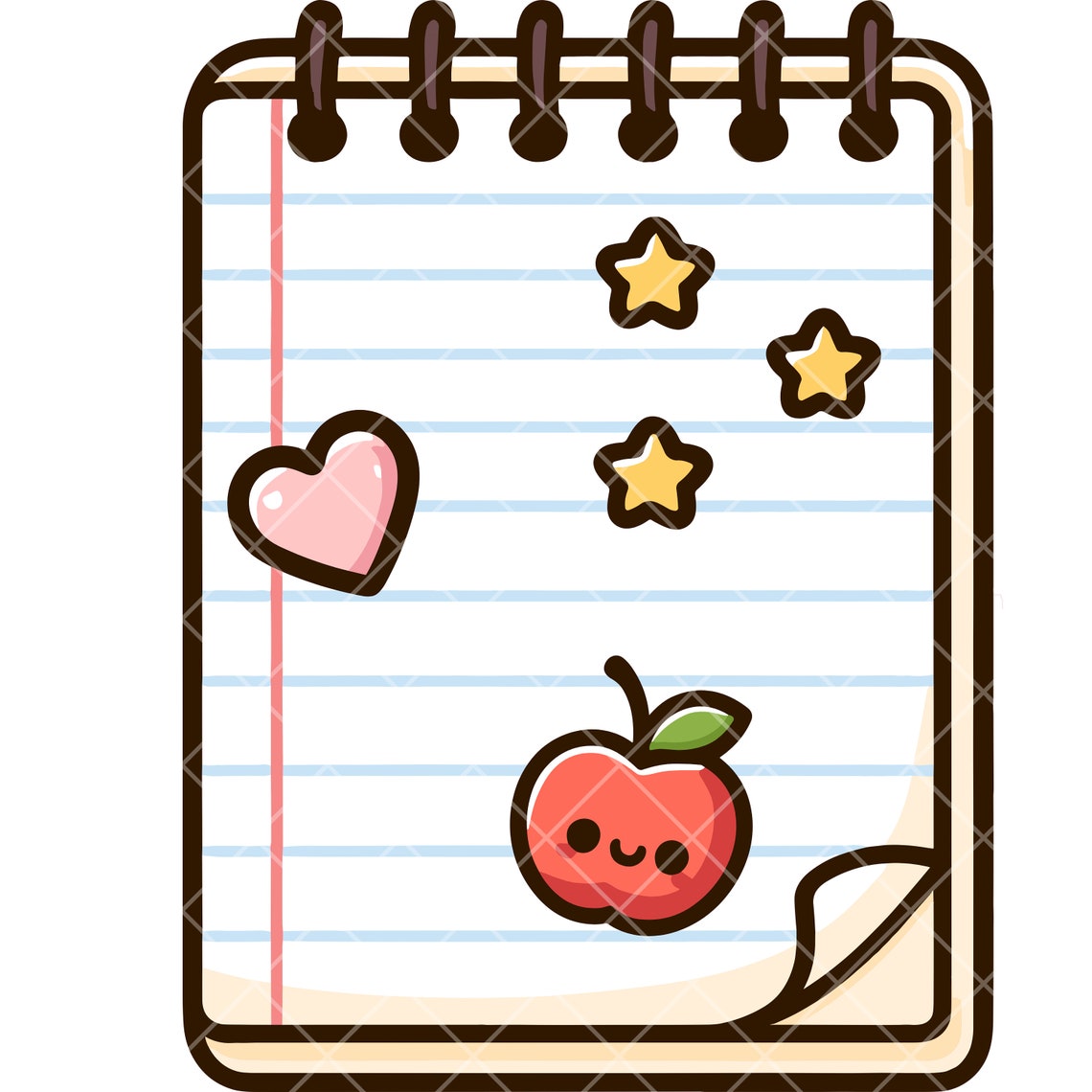 Kawaii Cute Back to School PNG Bundle - Etsy