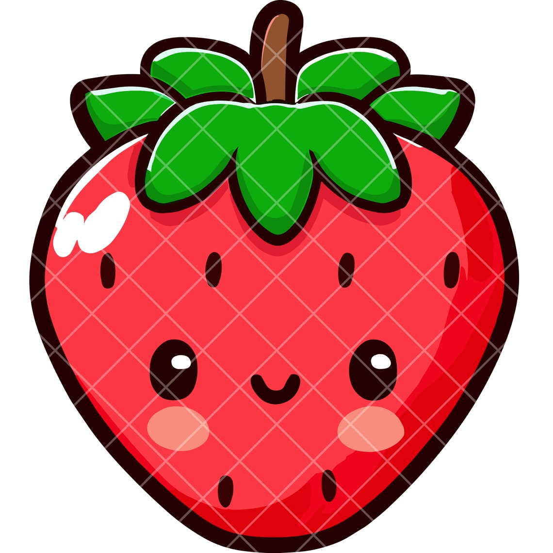 Kawaii Cute Fruit PNG Bundle - Etsy Canada