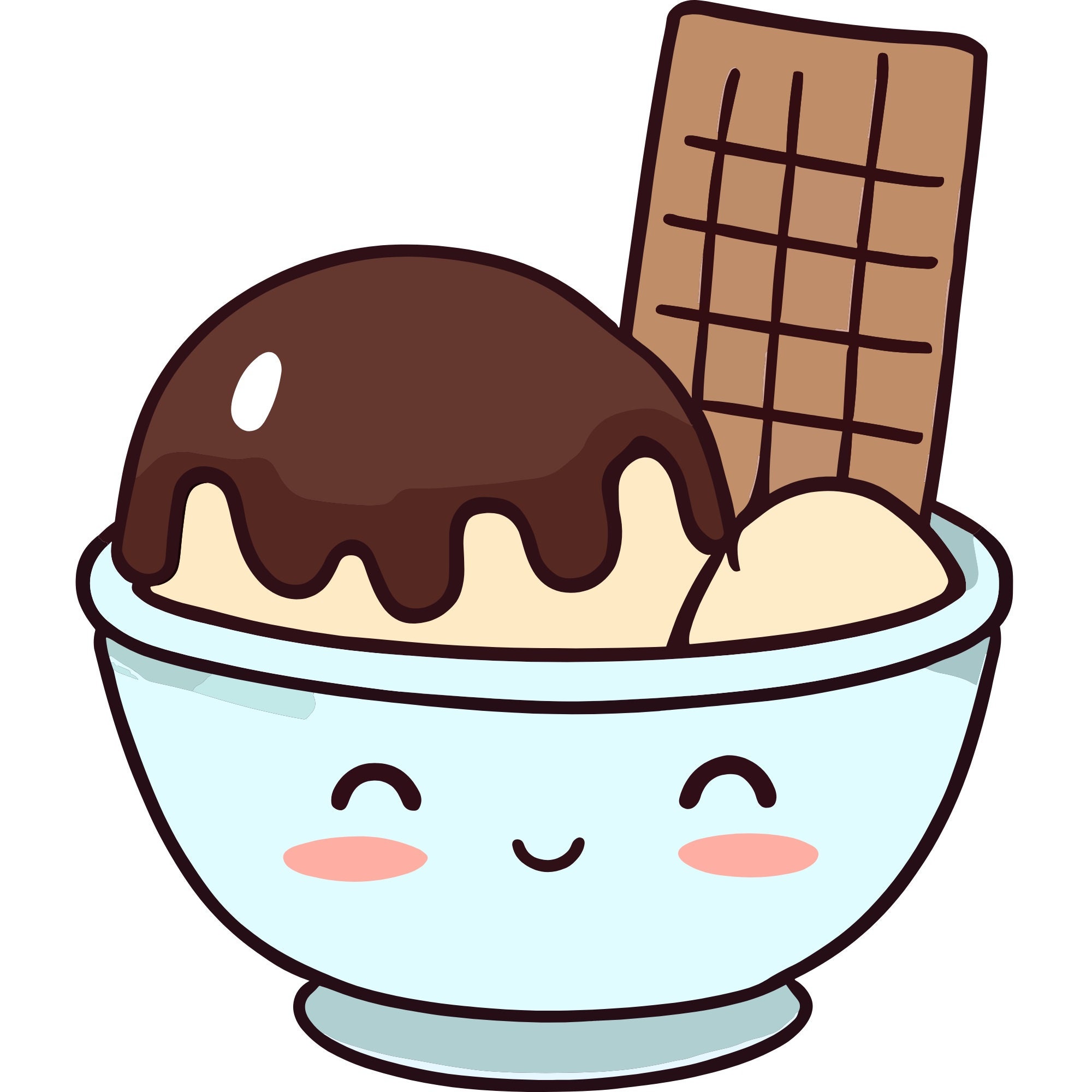Kawaii Cute Ice Cream Png Bundle Etsy Uk