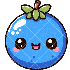 Kawaii Cute Fruit PNG Bundle - Etsy