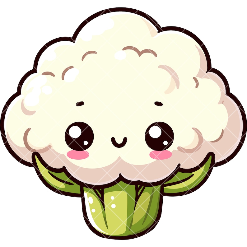 Kawaii Cute Vegetables and Greens PNG Bundle - Etsy