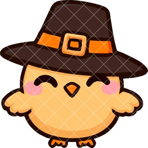 Kawaii Thanksgiving PNG Bundle - Etsy