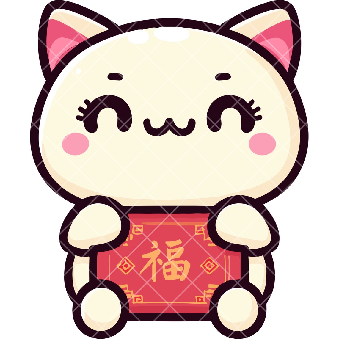 Kawaii Cute Chinese New Year PNG Bundle - Etsy